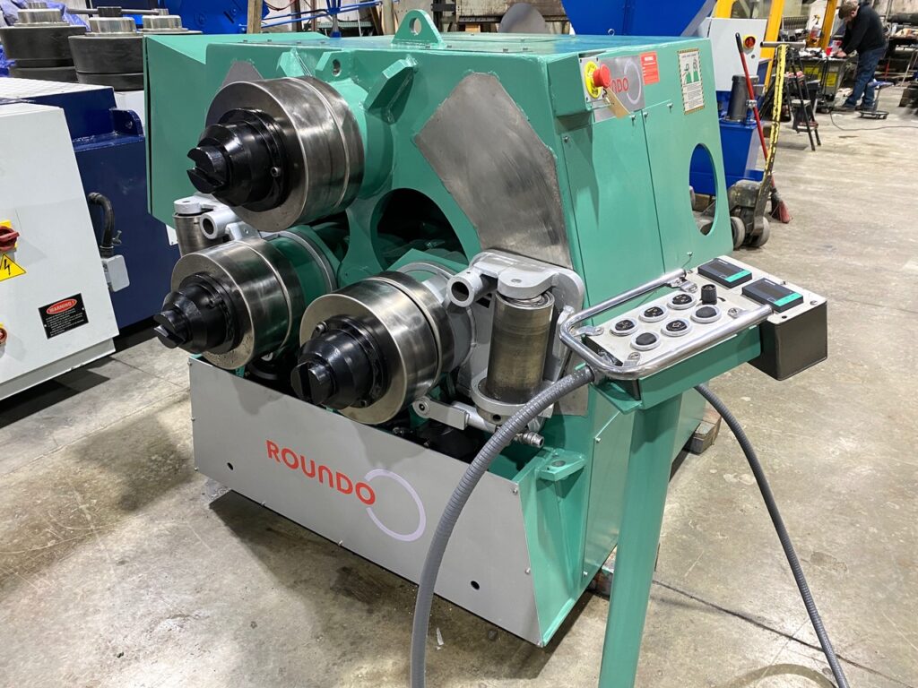 Roundo R4 Angle Bending Roll 3.5″ x 3.5″ x 3/8″ – Equilibrium Machinery