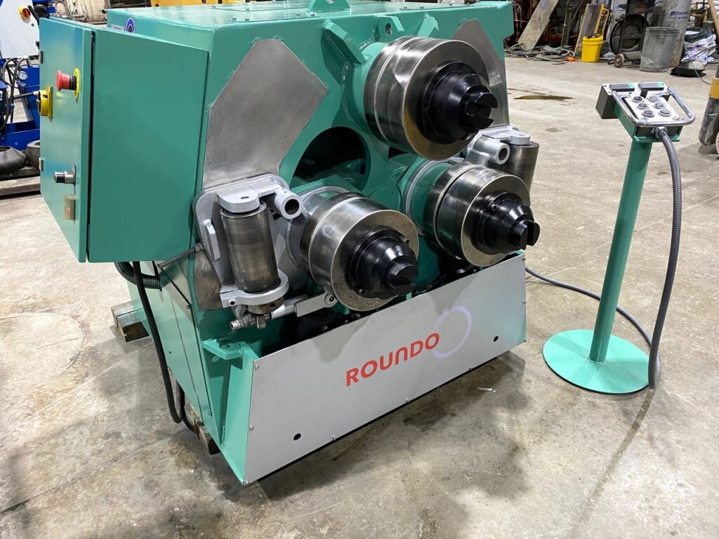 Roundo R4 Angle Bending Roll 3.5″ x 3.5″ x 3/8″ – Equilibrium Machinery